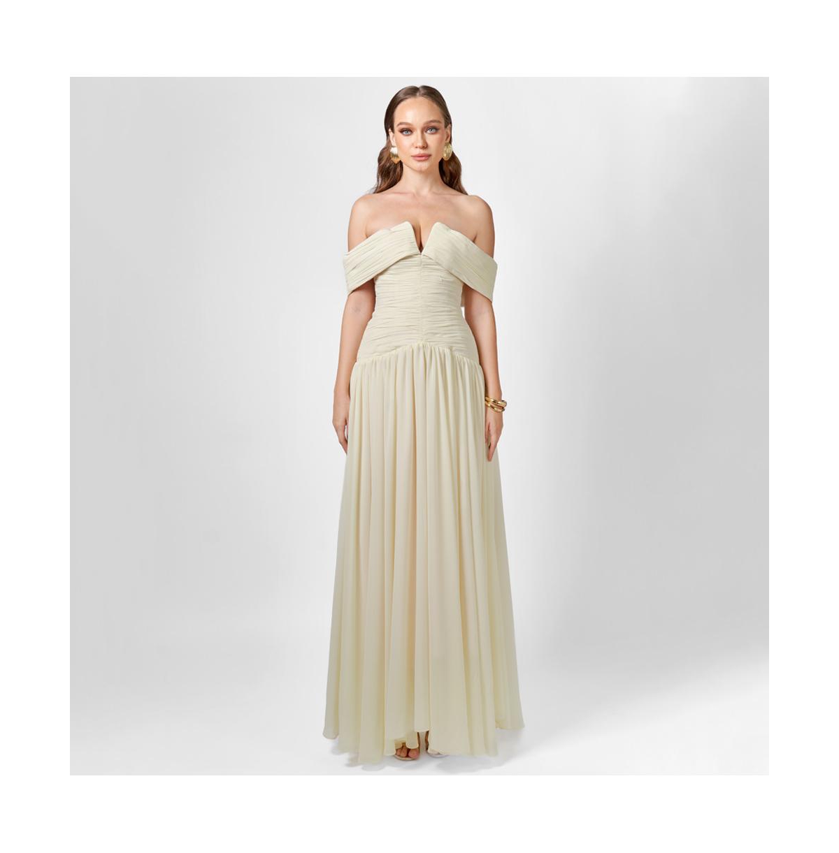 Click here for Bariano Womens Keecia Off Shoulder Chiffon Gown -... prices
