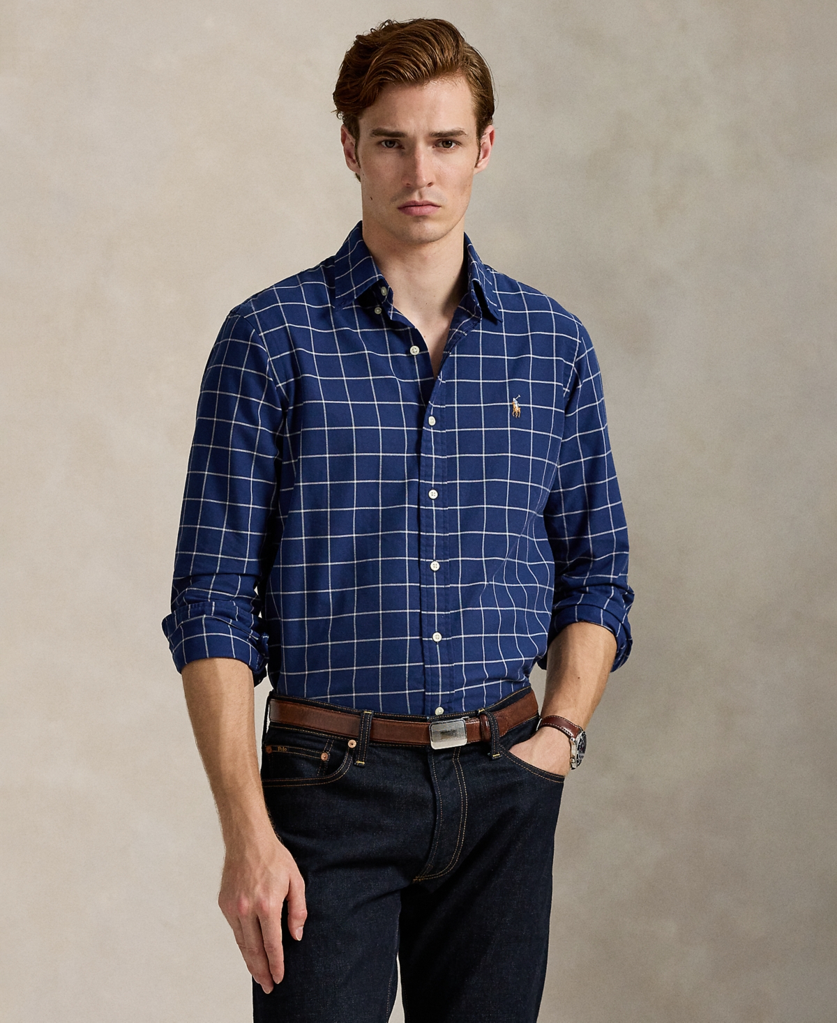Click here for Polo Ralph Lauren Mens Classic-Fit Oxford Shirt -... prices
