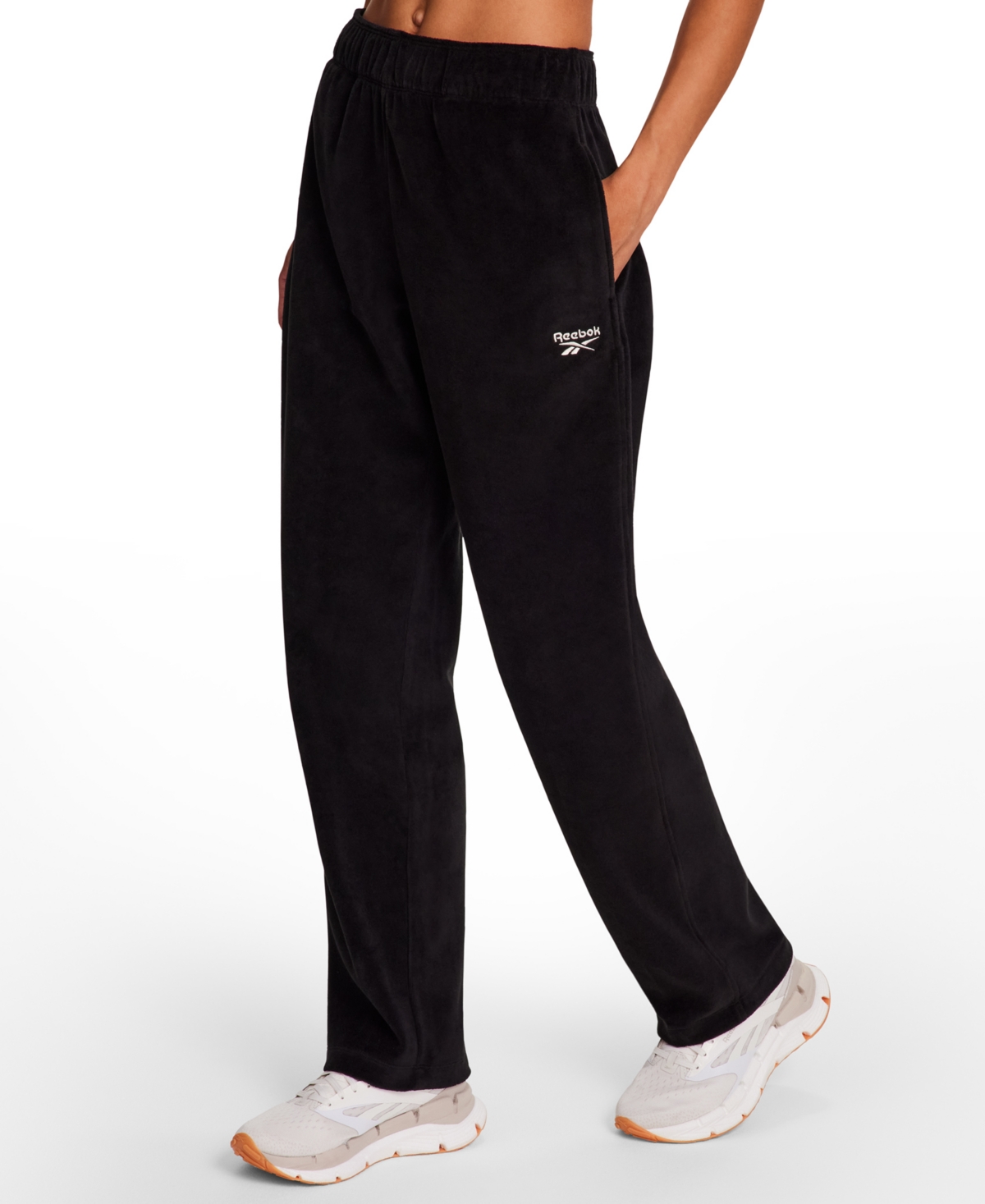 Click here for Reebok Womens New Heritage Velour Pants - Black prices