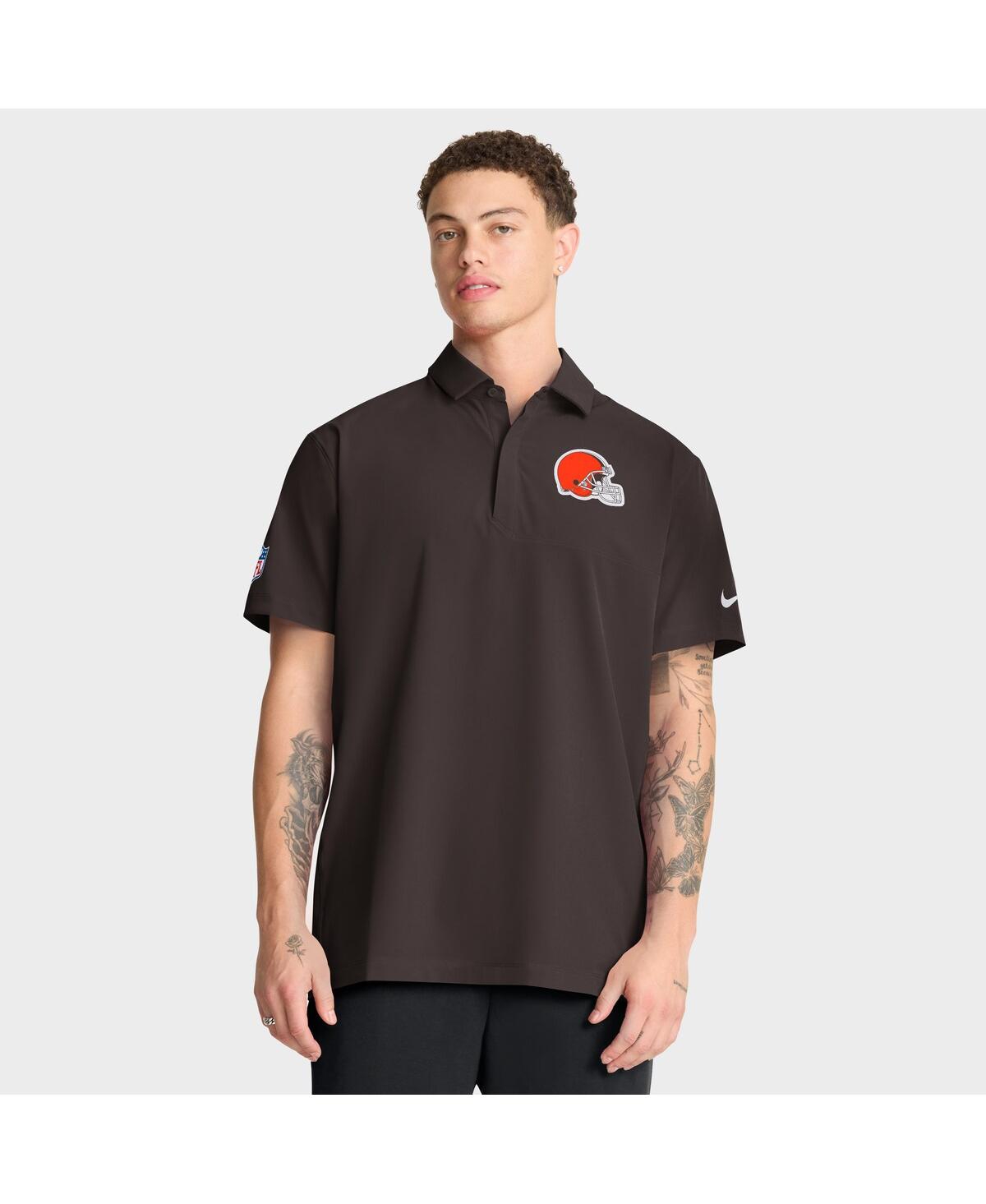 Click here for Nike Mens Brown Cleveland Browns Sideline Woven Dr... prices