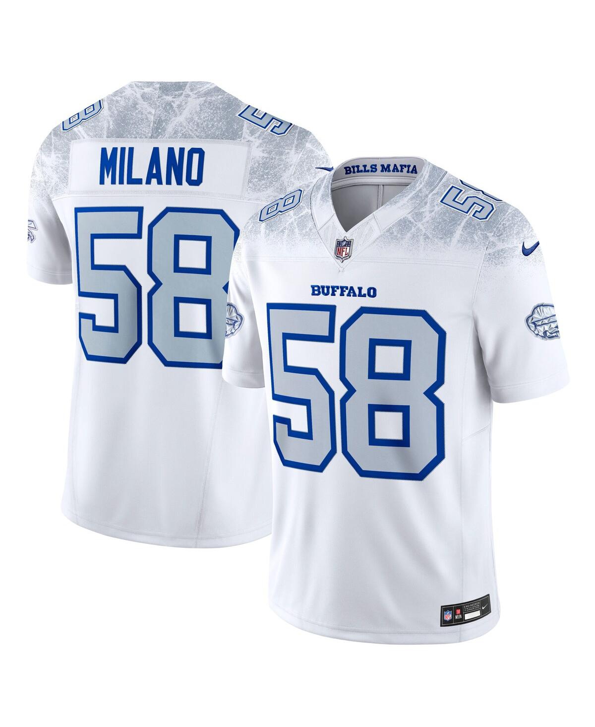Click here for Nike Mens Matt Milano White Buffalo Bills 2025 Riv... prices