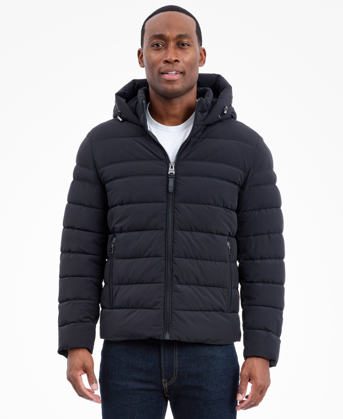 Click here for Michael Kors Mens Dressy Hooded Stretch Packable J... prices