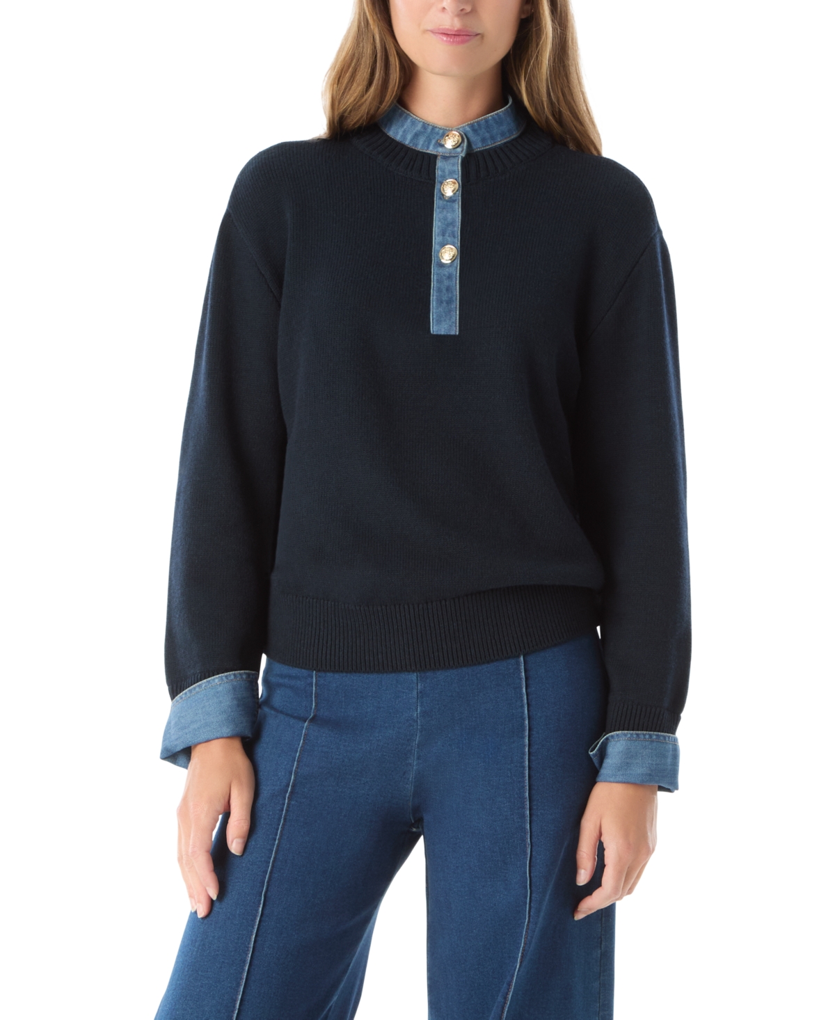 Click here for Dee Ocleppo Womens Rae Front Button Closure Sweate... prices
