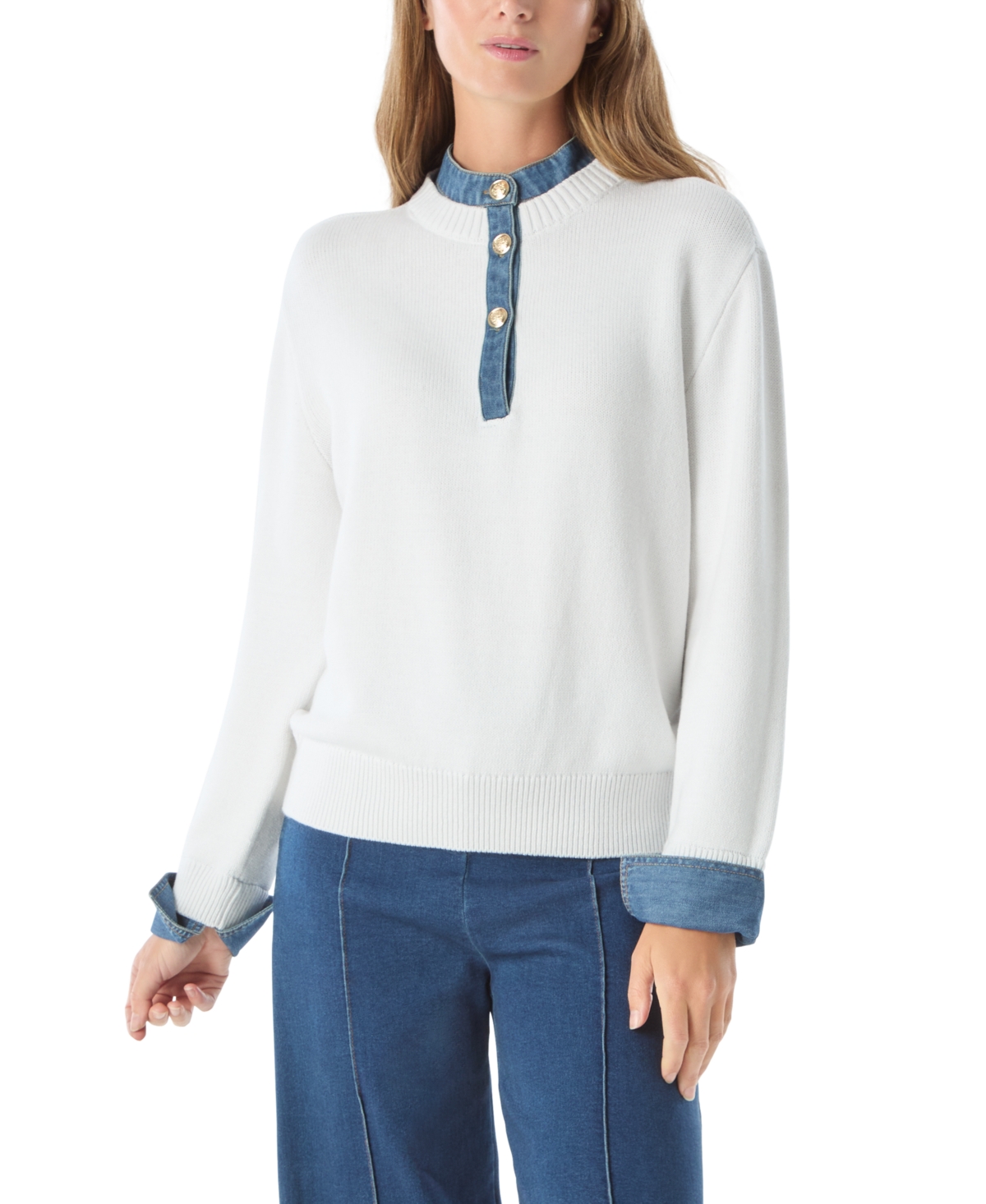 Click here for Dee Ocleppo Womens Rae Front Button Closure Sweate... prices