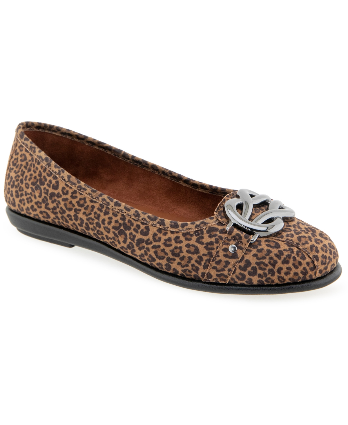 Click here for Aerosoles Womens Big Bet Ballet Flats - Tan multi... prices