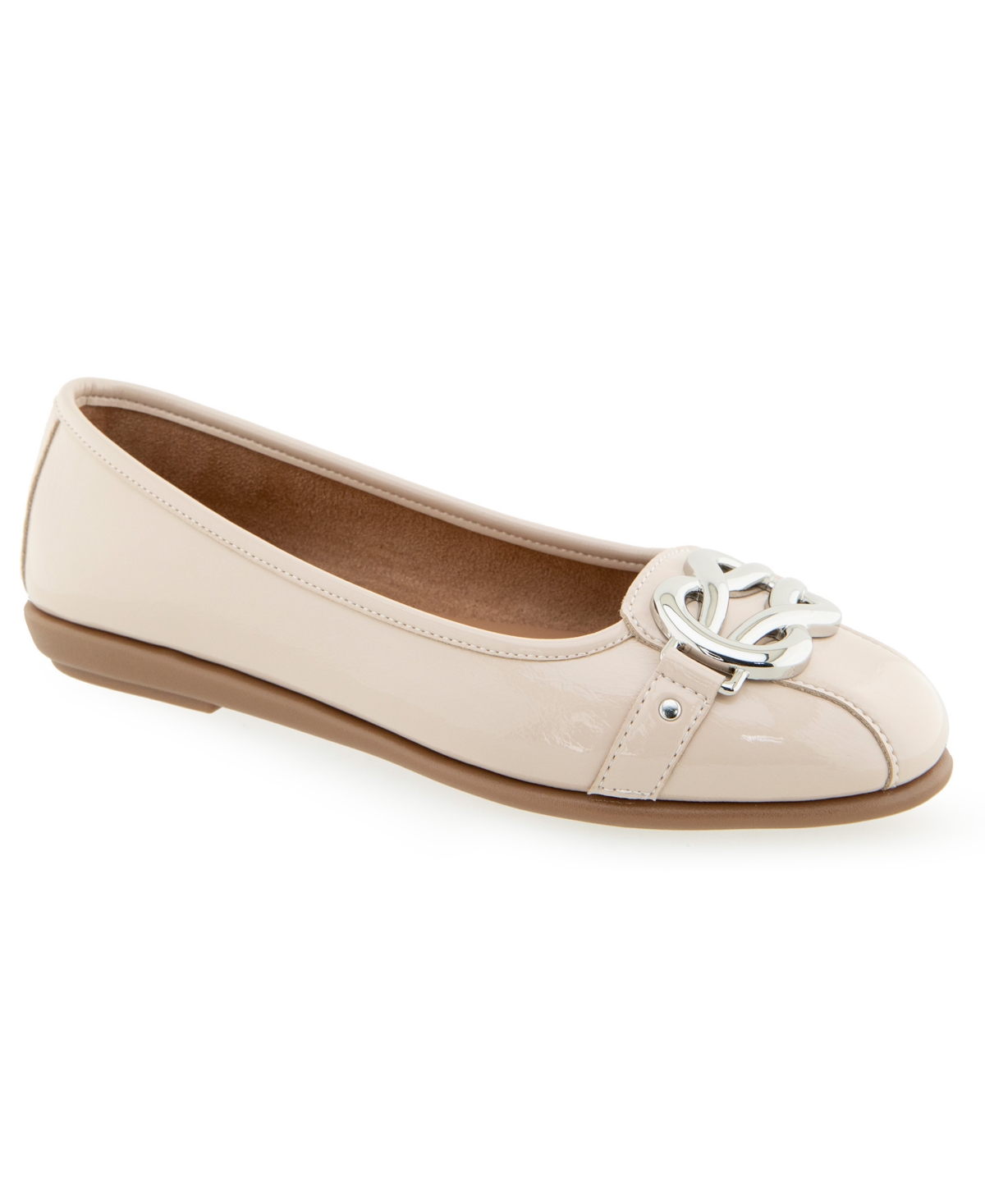Click here for Aerosoles Womens Big Bet Ballet Flats - Stone crin... prices