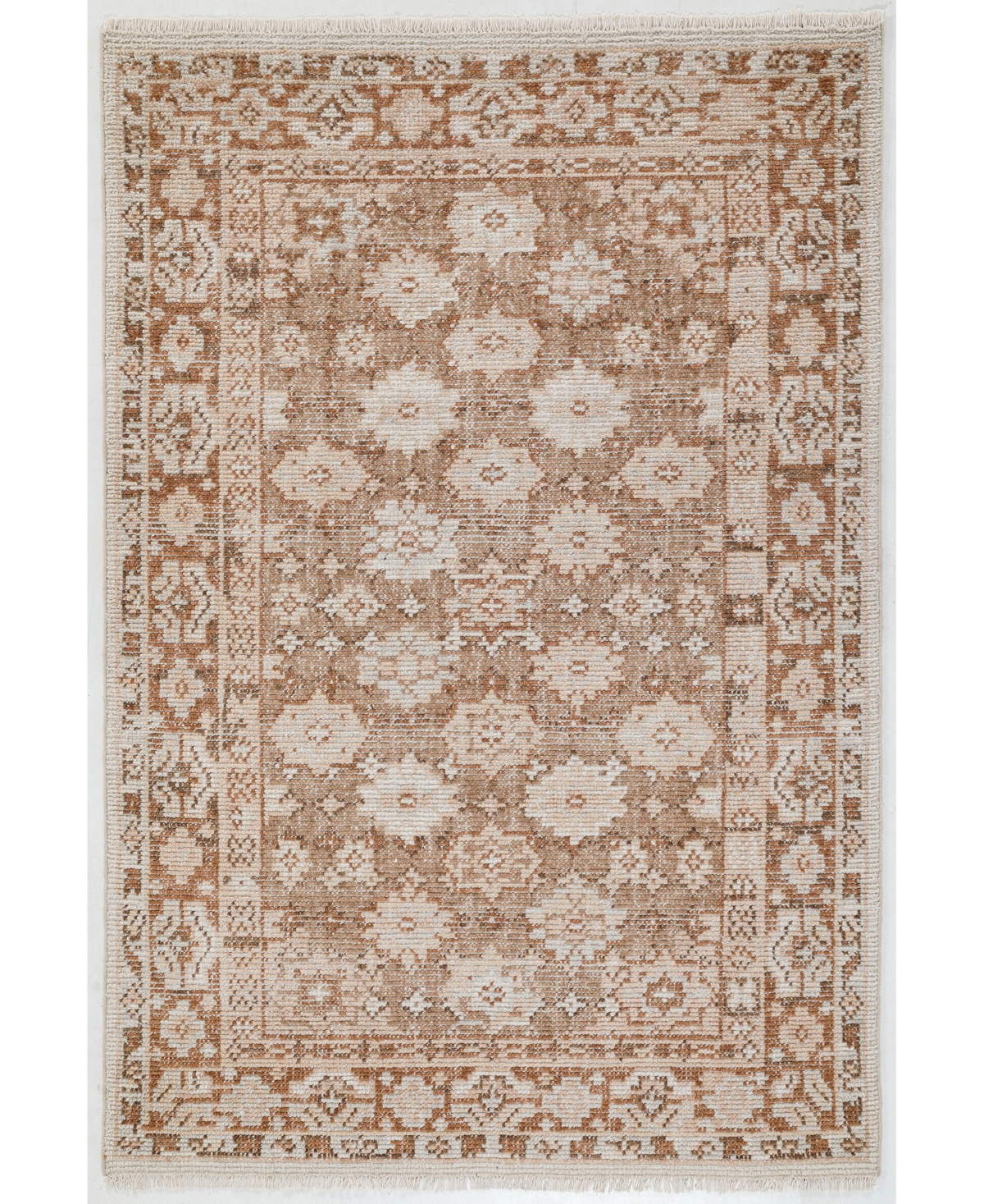 Click here for Obeetee Palace Farzana 9x12 Area Rug - Light Brown prices