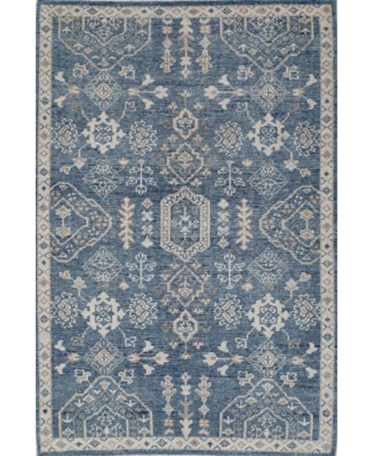Click here for Obeetee Tuscany Morrisa 89x119 Area Rug - Blue prices