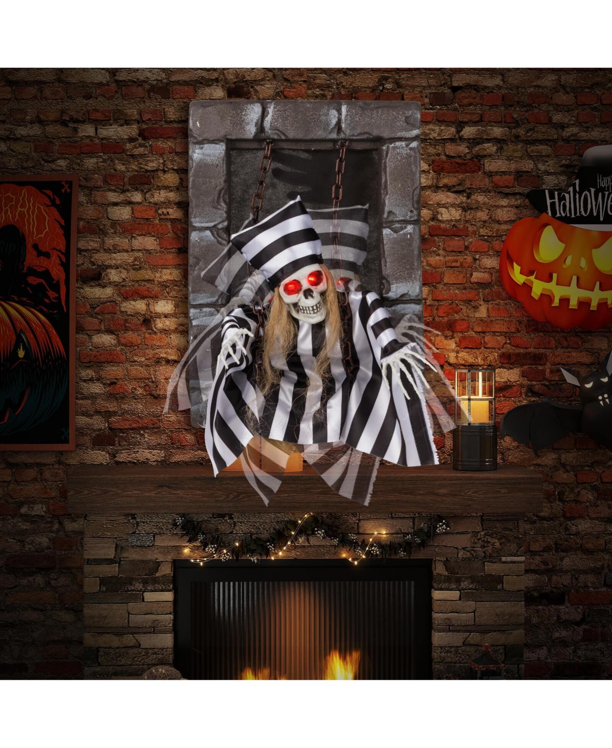 Click here for Animated Halloween Decoration 18” Hanging S... prices
