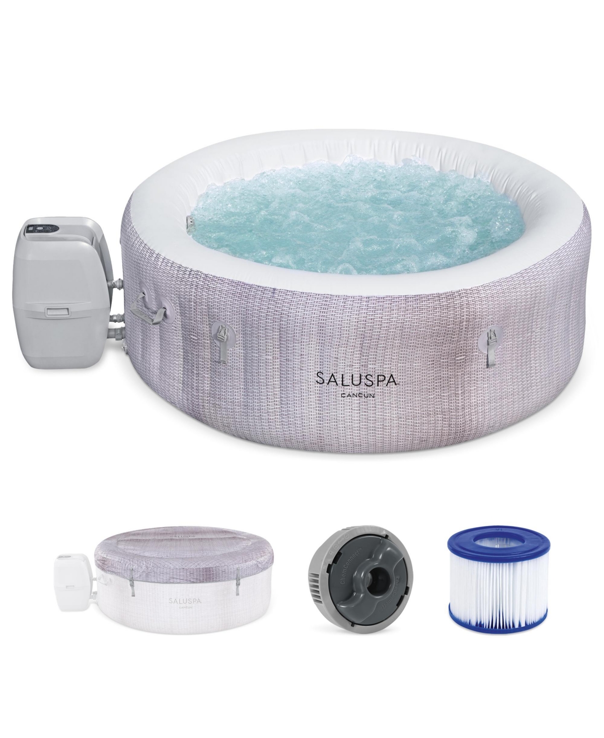 Click here for Bestway SaluSpa Cancun AirJet Inflatable Hot Tub w... prices