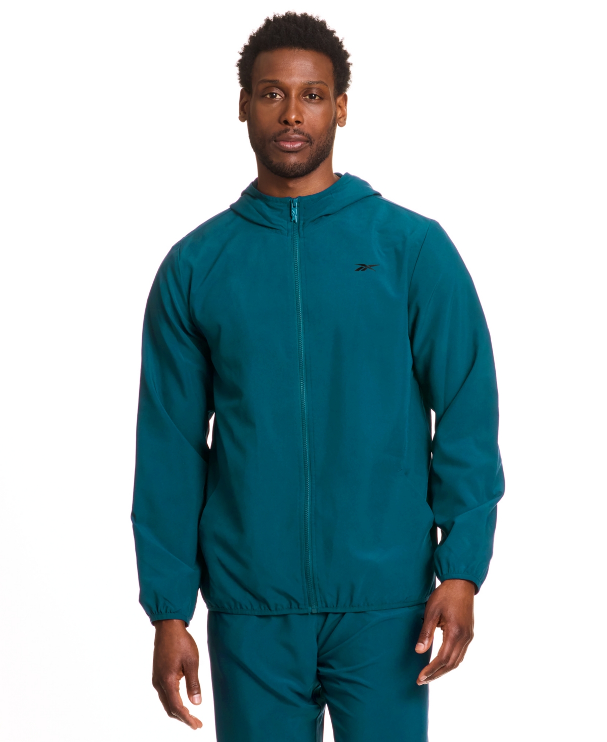 Click here for Reebok Mens Woven Logo Jacket - Retro Teal prices