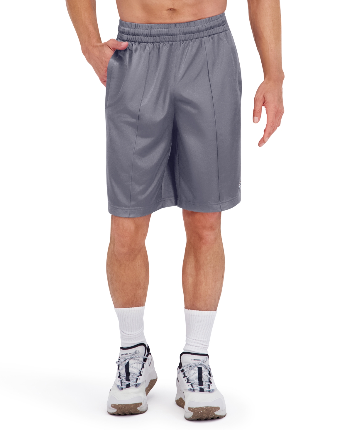 Click here for Reebok Mens Dazzle Regular Fit Shorts - Gray prices