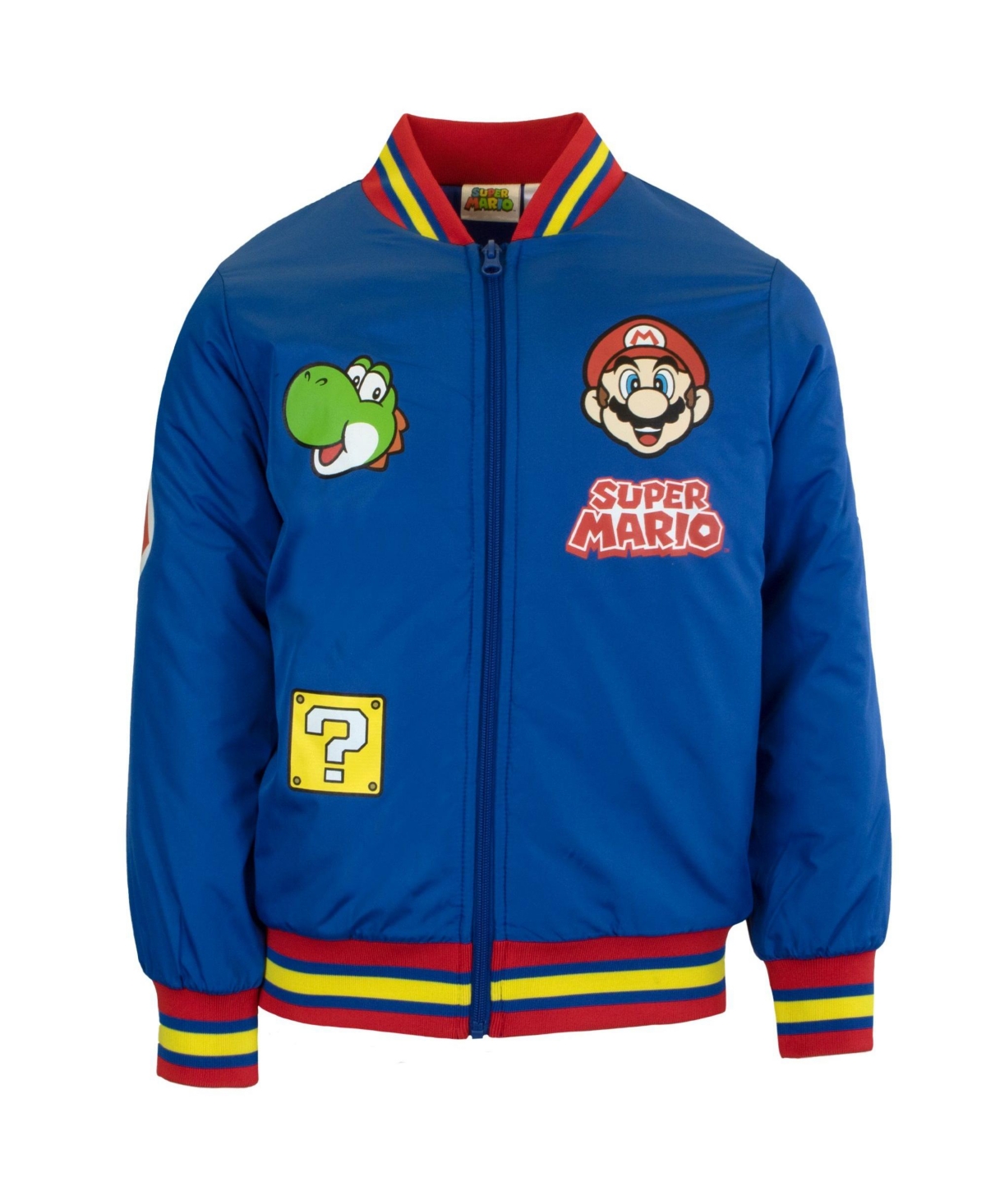 Click here for Mario Boys Super Luigi Bomber Jacket - Mario blue prices