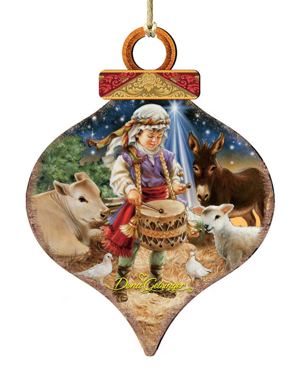 Click here for Designocracy Little Drummer Boy Holiday Ornament -... prices