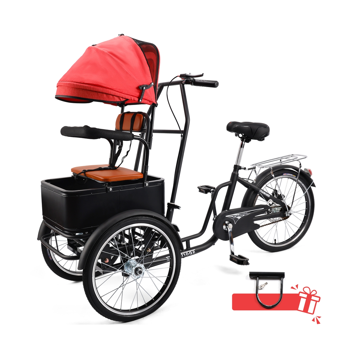 Click here for Artudatech 20-Inch Tricycle for Adults with Remova... prices