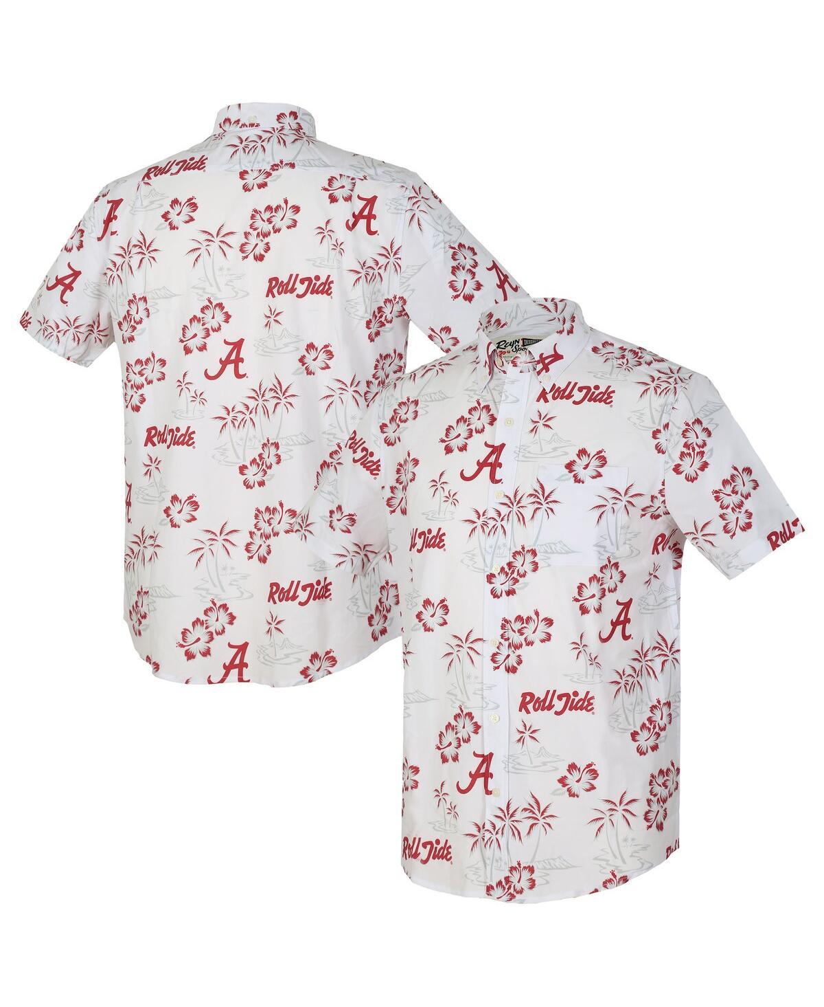 Click here for Reyn Spooner Mens White Alabama Crimson Tide Kekai... prices
