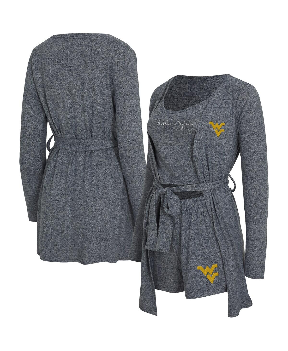 Click here for Concepts Sport Womens 3-Piece Gray West Virginia M... prices