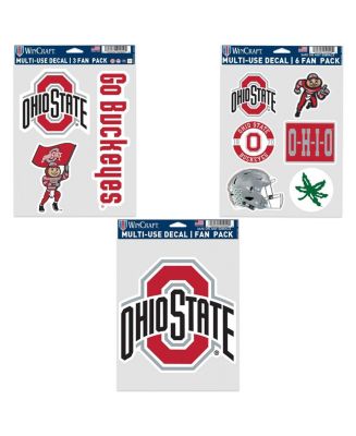 Wincraft 3-Pack Ohio State Buckeyes Fan Decal Set - Macy's