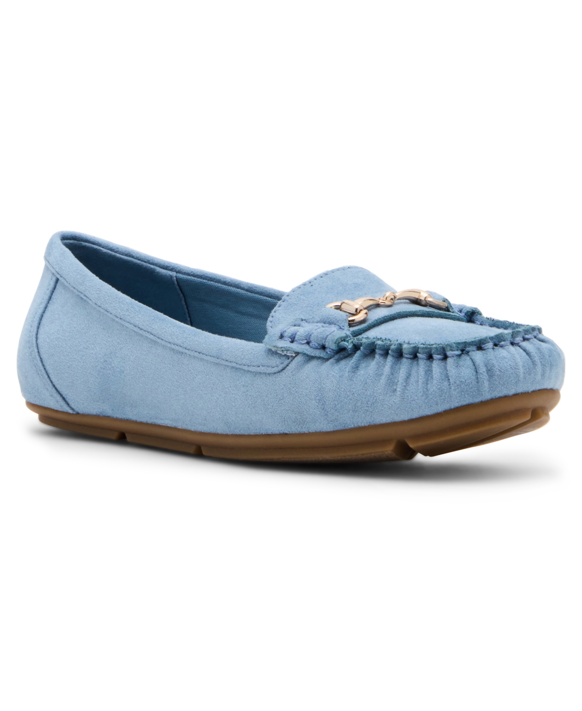 Click here for Anne Klein Womens Hewlett Slip On Loafers - Denim prices