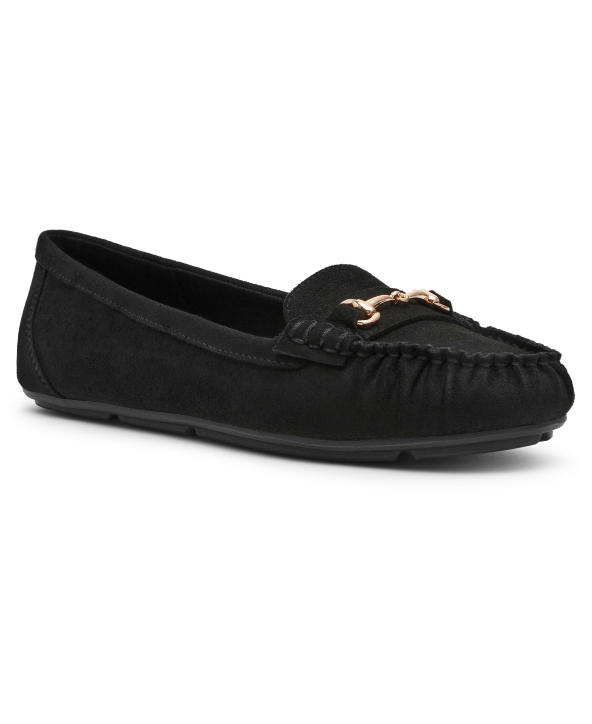 Click here for Anne Klein Womens Hewlett Slip On Loafers - Black... prices