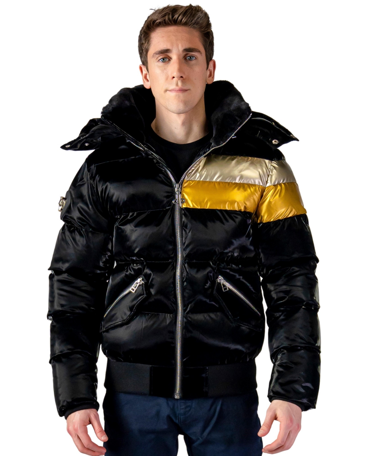 Click here for Woodpecker Mens Woody Bomber Quilted Coat - Firebi... prices