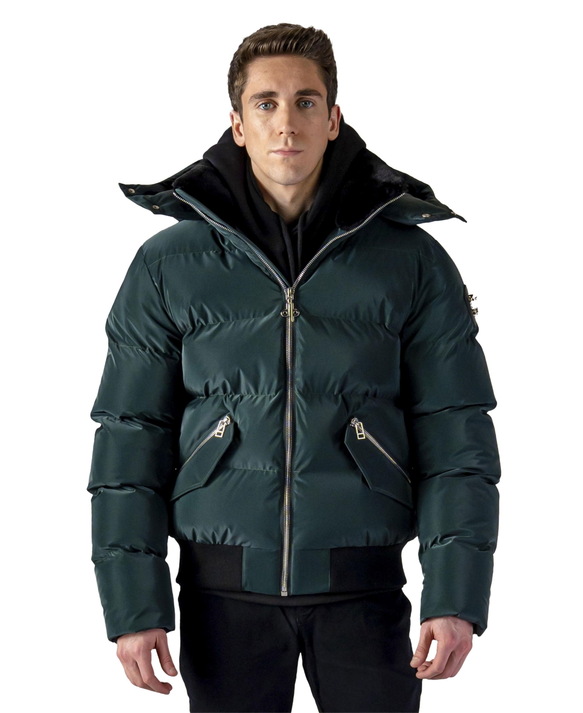Click here for Woodpecker Mens Woody Bomber Quilted Coat - Green... prices