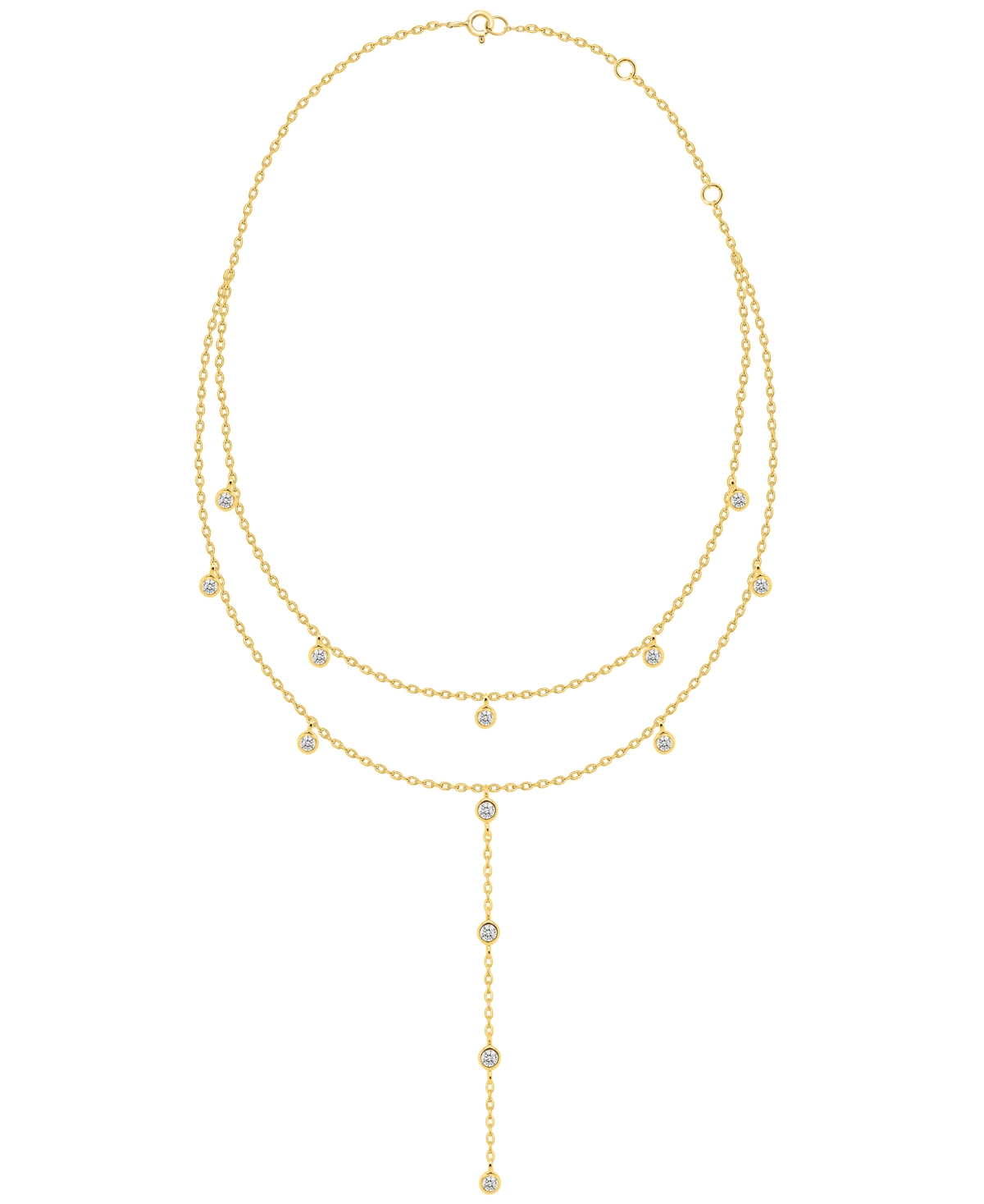 Click here for Macys White Diamond Necklace (1/4 ct. t.w.) in 14K... prices