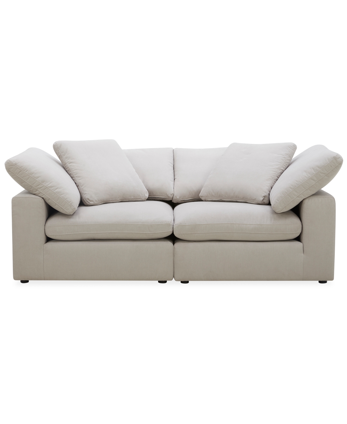 Click here for Furniture Fog 2-Pc. Fabric Sofa Set - Stone prices