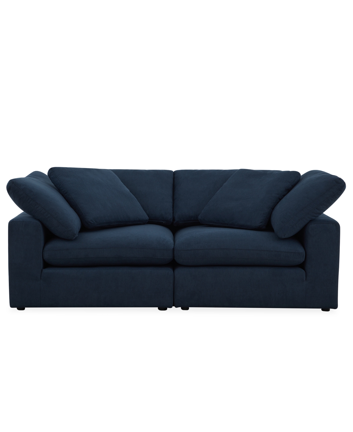 Click here for Furniture Fog 2-Pc. Fabric Sofa Set - Navy prices