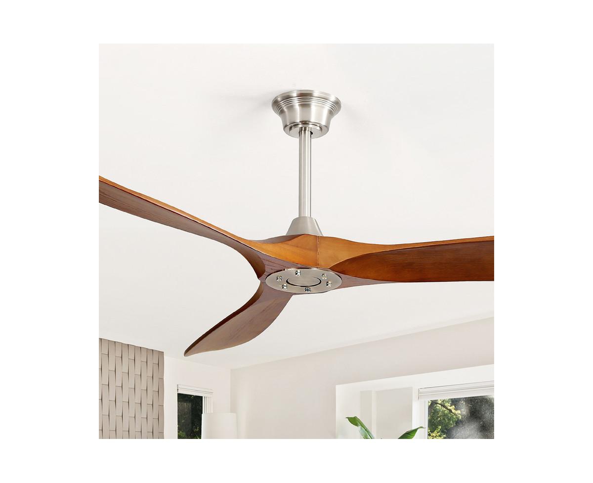 Click here for 60-inch Modern Sand Nickel 3-Blade Ceiling Fans wi... prices