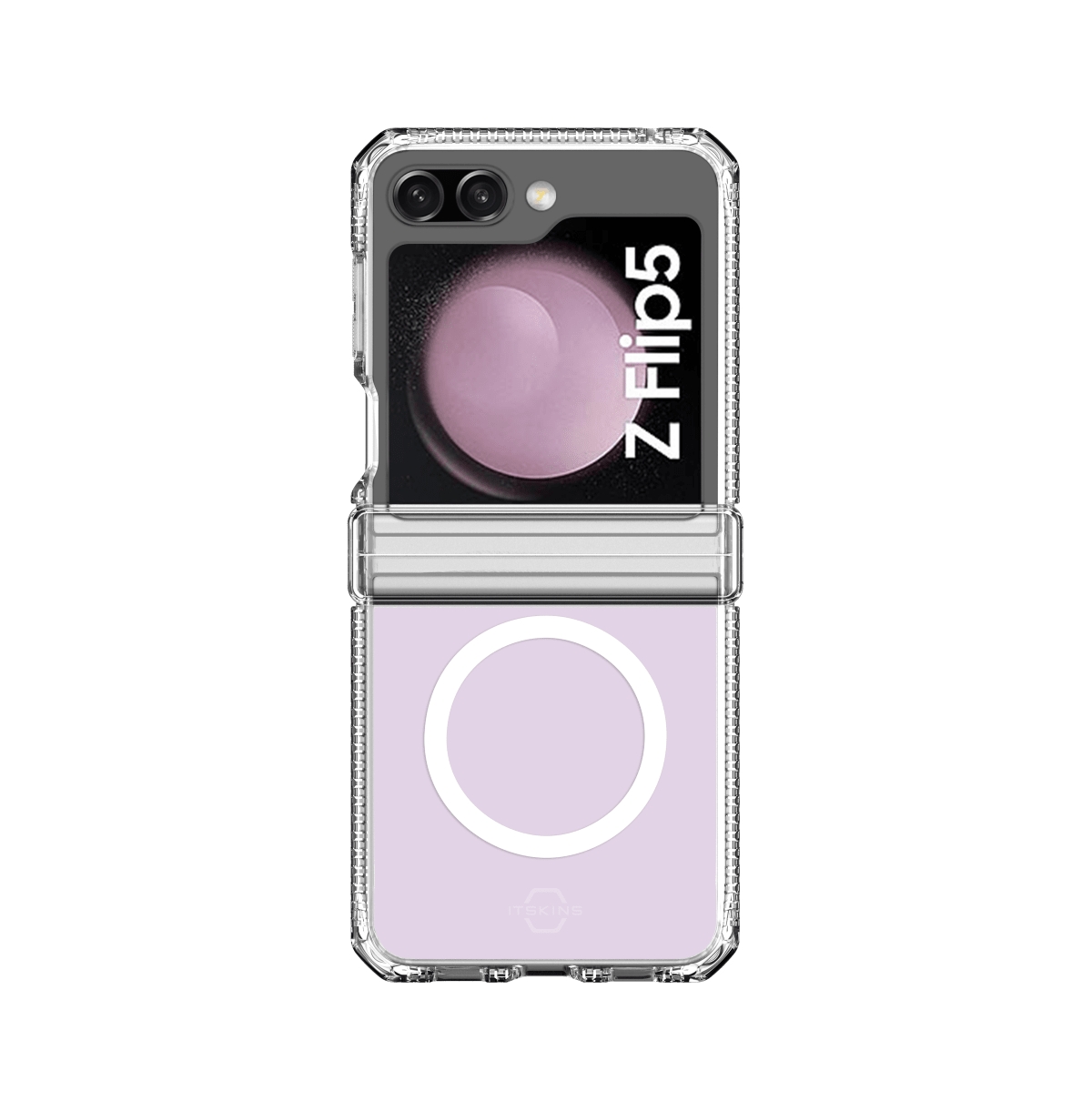 Click here for ITSkins Hybrid_R Clear Hinge MagSafe Case for Sams... prices