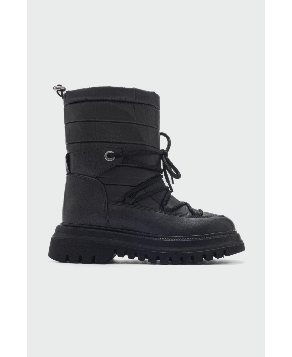 Click here for Prologue Shoes Weld Snow Boot (Women) - Black faux... prices