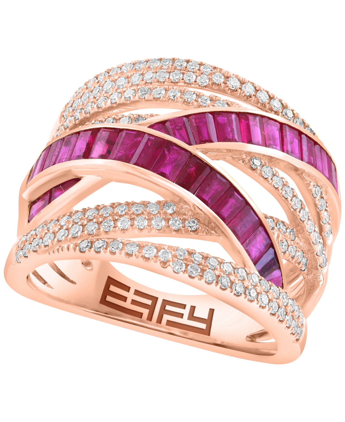 Click here for Effy Collection Diamond (3/8 ct. t.w.) and Multi-G... prices