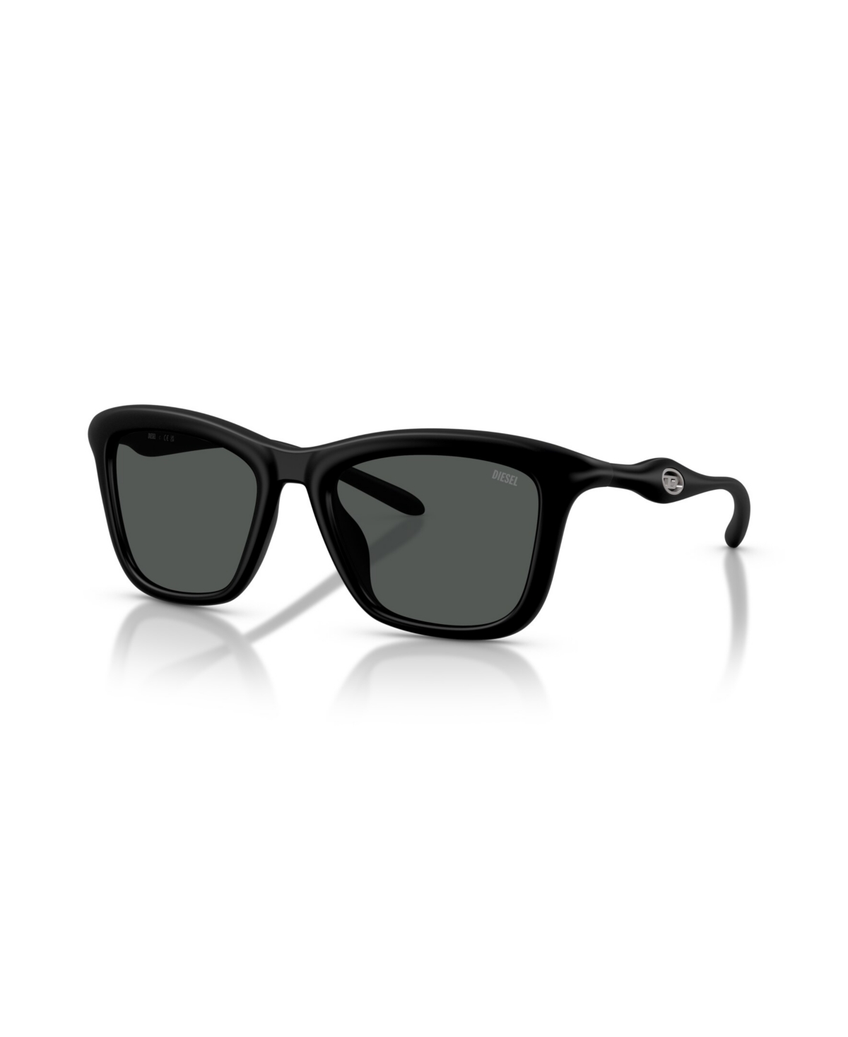 Click here for Diesel Unisex Square Sunglasses  DL3008U - Black M... prices