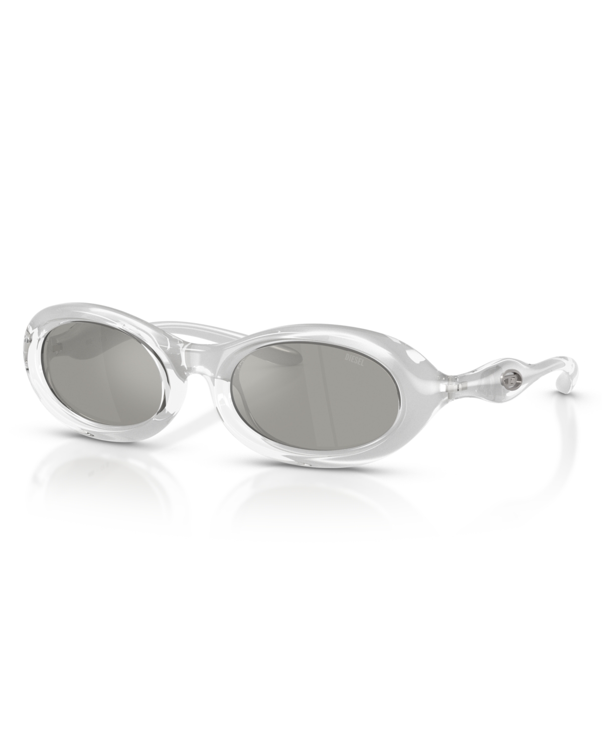 Click here for Diesel Unisex Oval Sunglasses  DL3011U - Metallic... prices