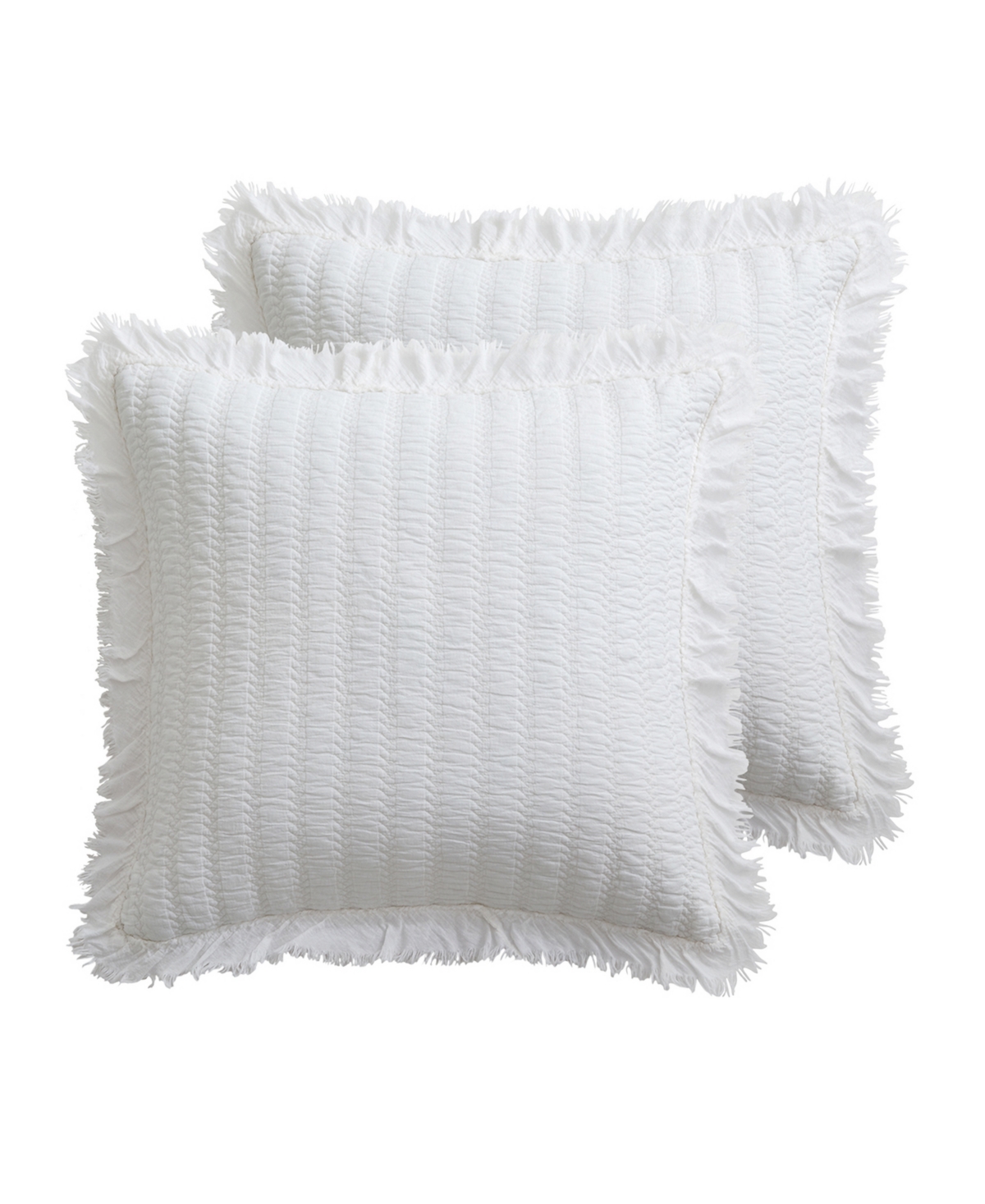 Click here for Levtex Wilhemina 2-Pc. Sham Set  European - White prices