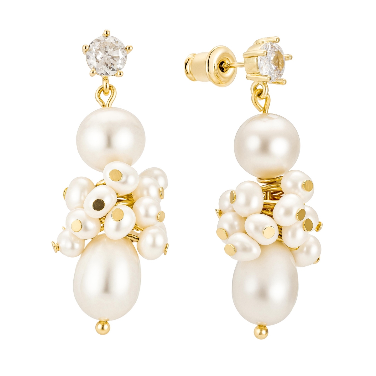 Click here for Sydney Pea Drop Earrings - Gold prices