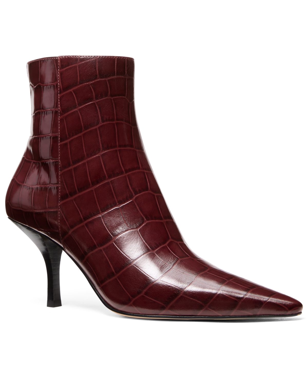 Michael Michael Kors Womens Selina Pointed Toe Booties - Oxblood