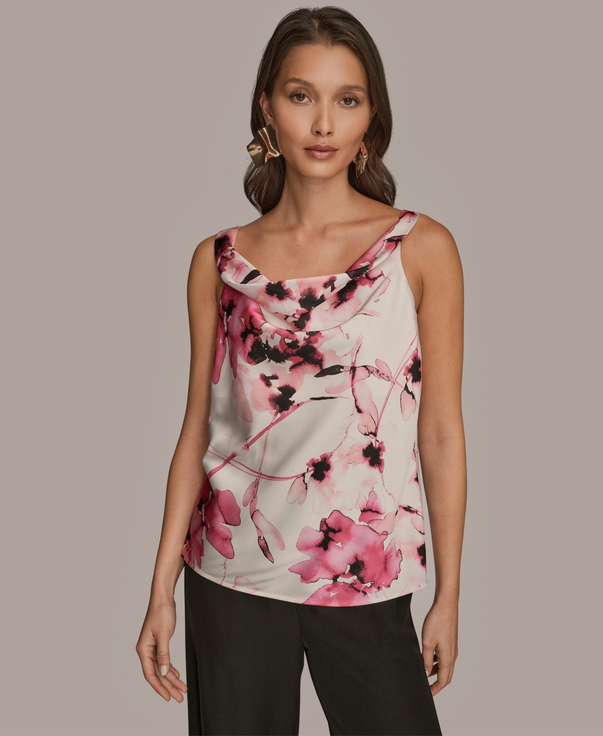 Click here for Donna Karan New York Womens Twist Shoulder Camisol... prices