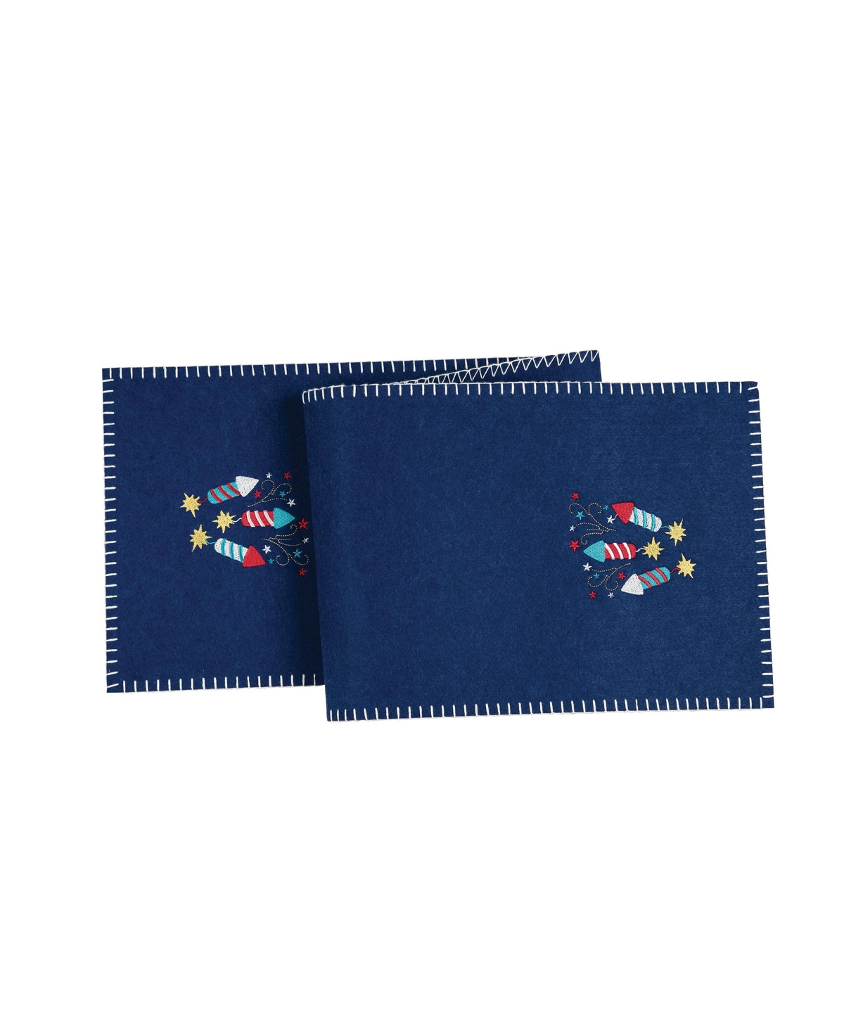 Click here for Patriotic 4th of July Solid Blue Sparkler Embroide... prices