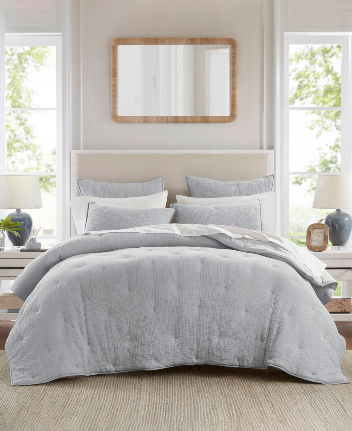 Click here for Harbor House Breeze Cotton Embroidered 3-Pc. Quilt... prices