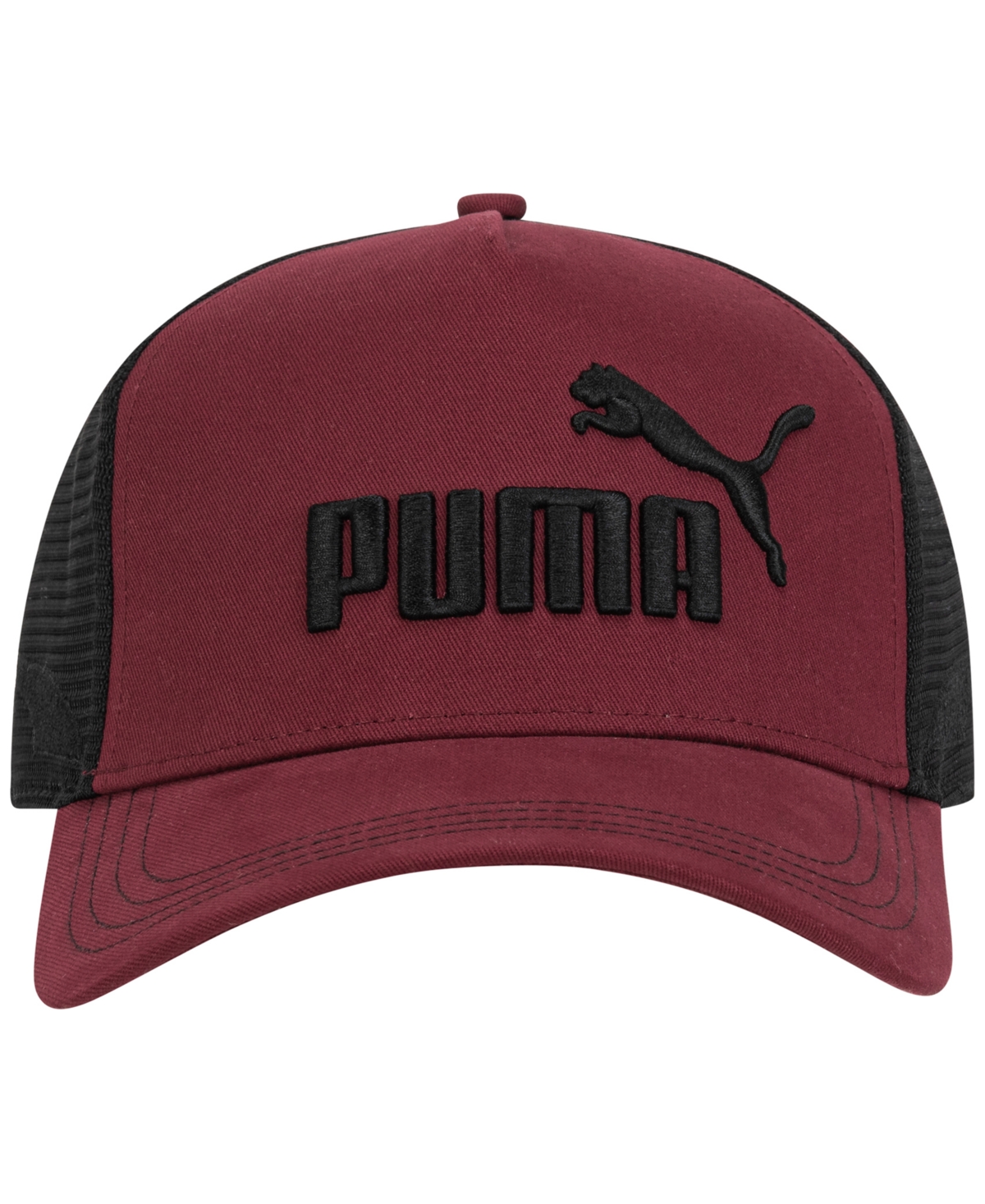 Click here for Puma Mens Embroidered Desert Trucker Cap - Maroon prices