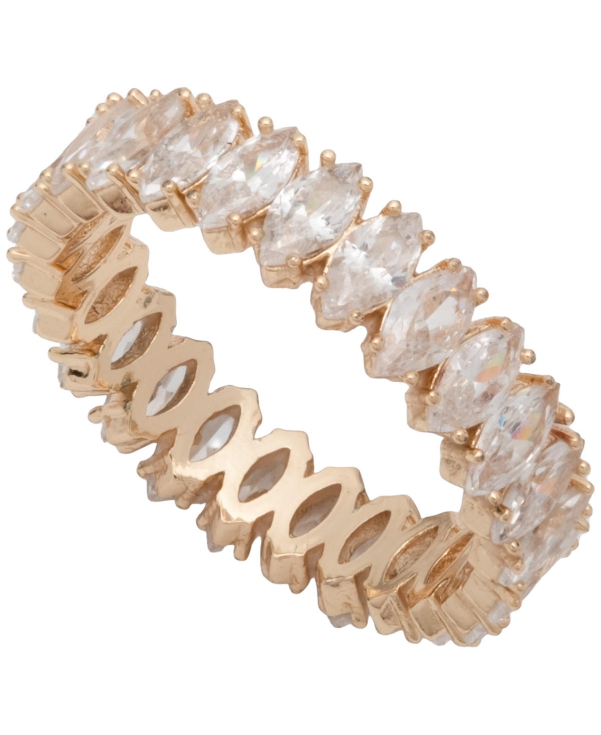 Click here for Givenchy Cubic Zirconia Gold-Tone Navette Ring - W... prices