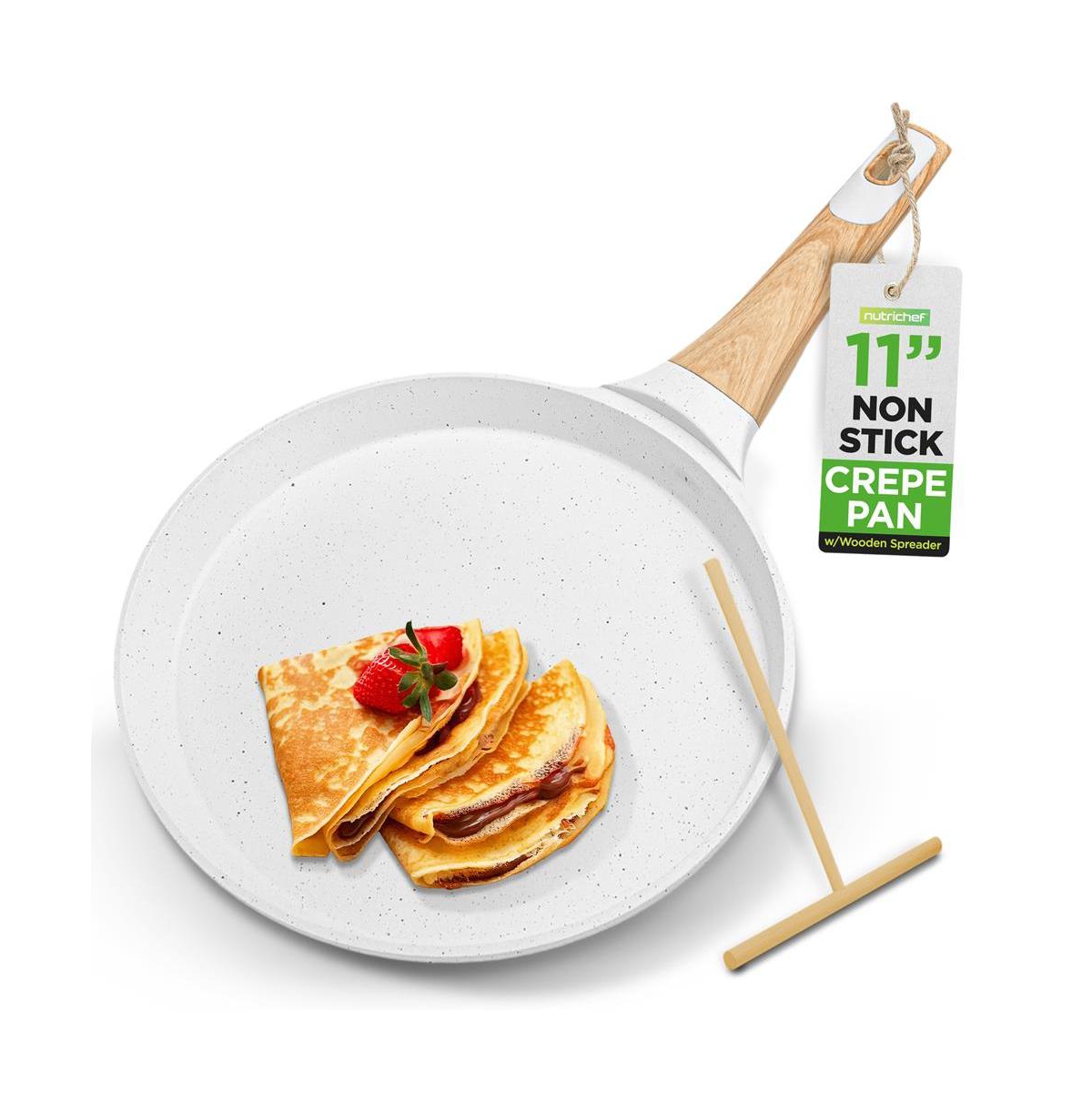 Click here for NutriChef 11” Non-Stick Crepe Pan with Wood... prices