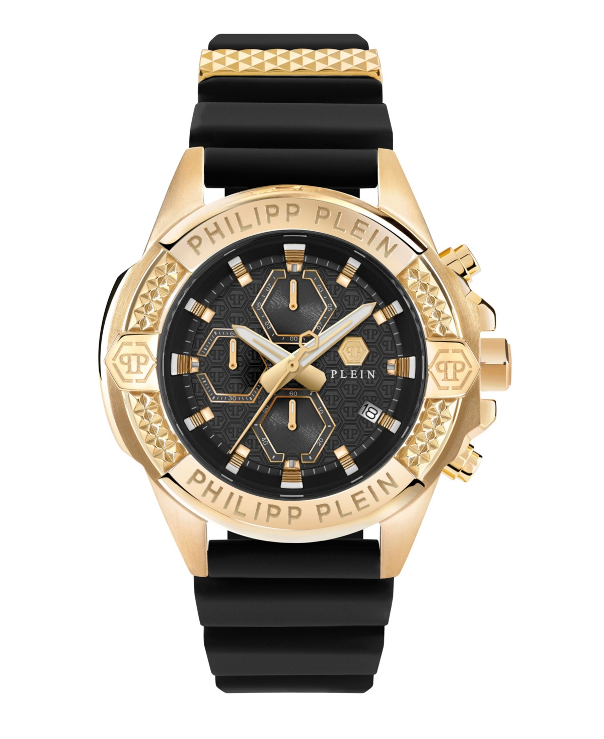 Click here for Philipp Plein Mens Gold Stainless Steel Watch  44m... prices