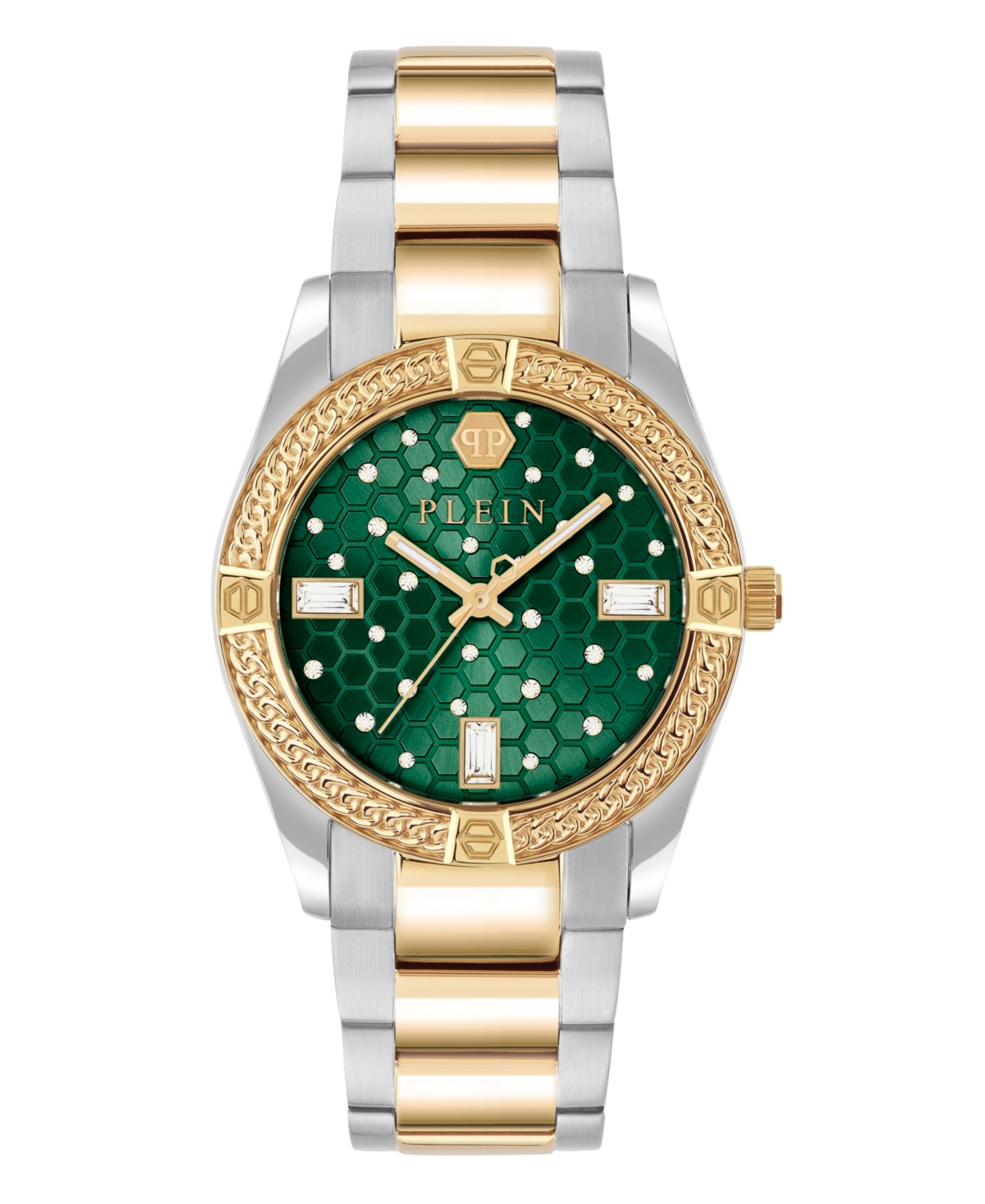 Click here for Philipp Plein Womens Two Tone Stainless Steel Watc... prices