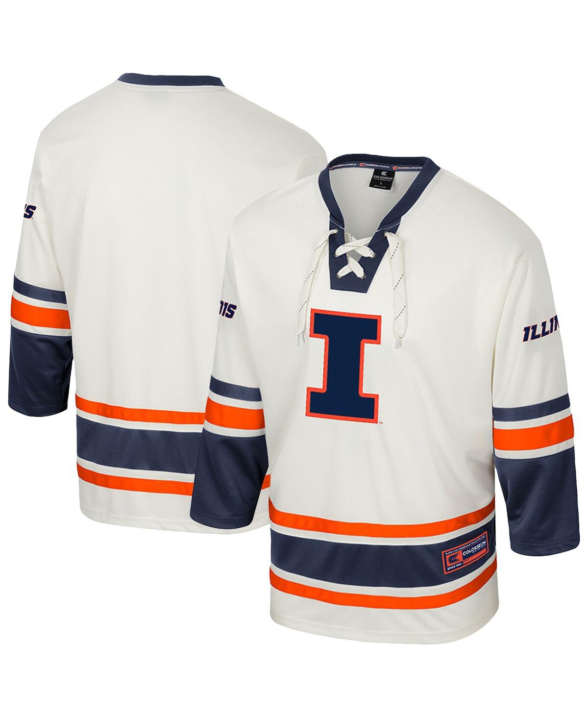 Click here for Colosseum Mens Cream Illinois Fighting Illini Puck... prices