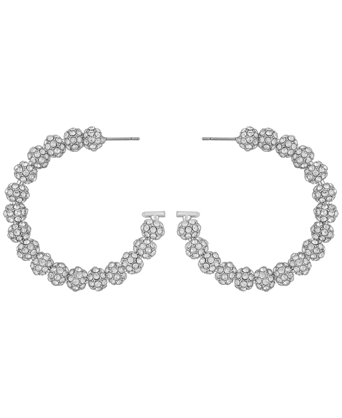 Click here for Guess Rhinestones Beaded C-Hoop Earrings (also in... prices