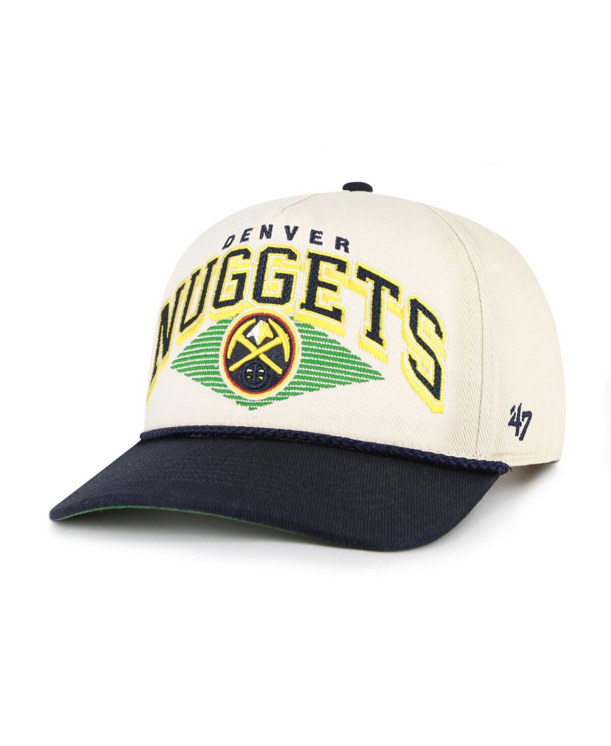 Click here for 47 Brand Mens Cream/Navy Denver Nuggets Pomona Two... prices