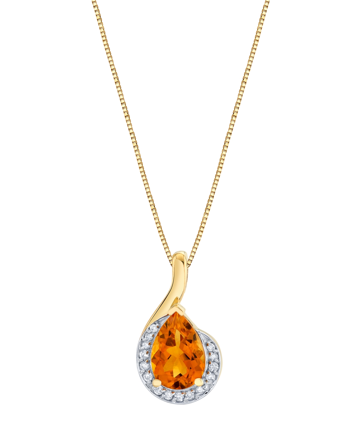 Click here for Macys Citrine (1-3/4 ct. t.w.) and Diamond Necklac... prices